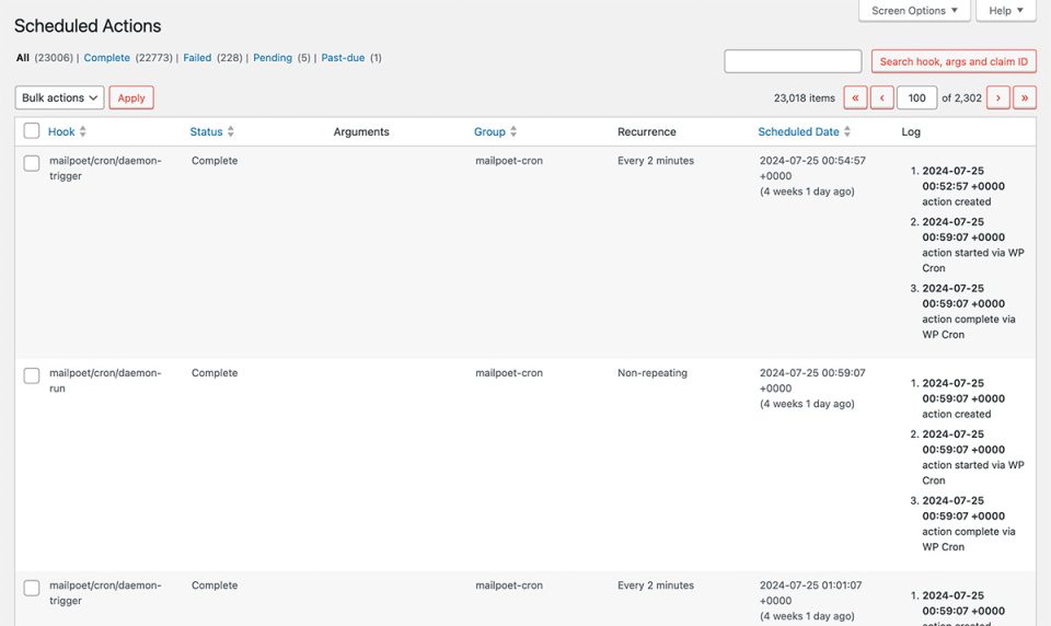 Automatically clean Action Scheduler database tables and improve your ...